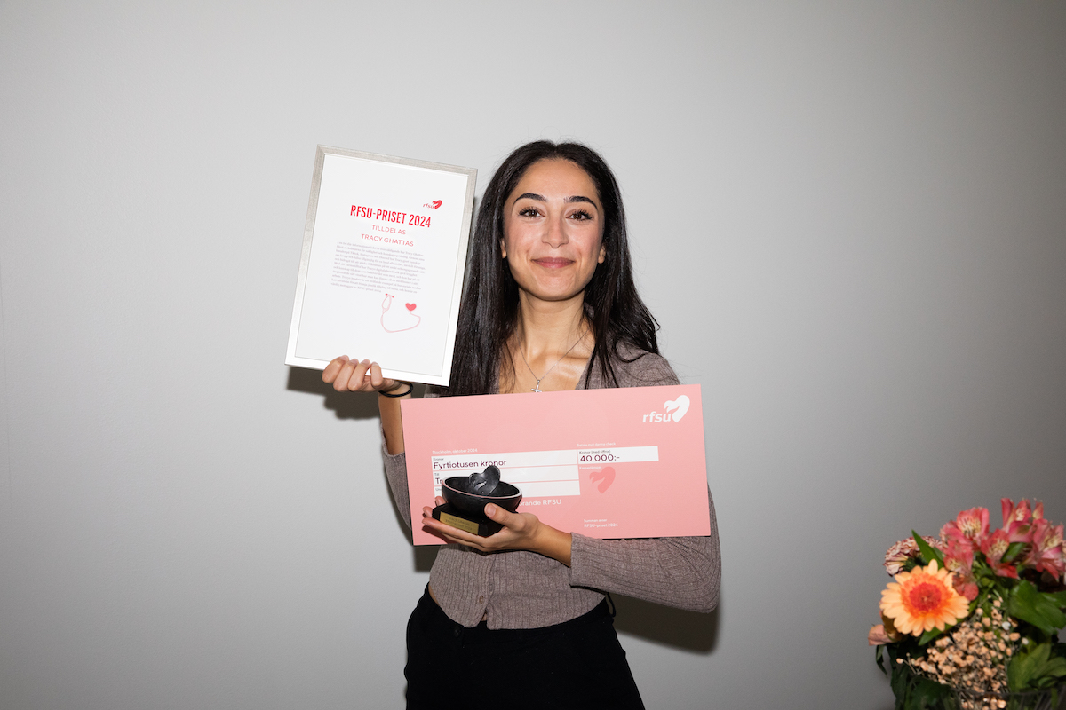 RFSU-pris till läkaren och Tiktokaren Tracy Ghattas - Fempers